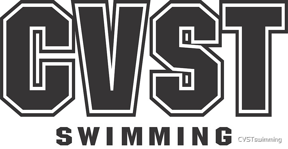 "CVST Swimming Black Logo" by CVSTswimming | Redbubble