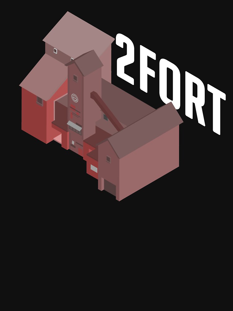 "Isometric 2fort" Essential T-Shirt for Sale by Birchly | Redbubble