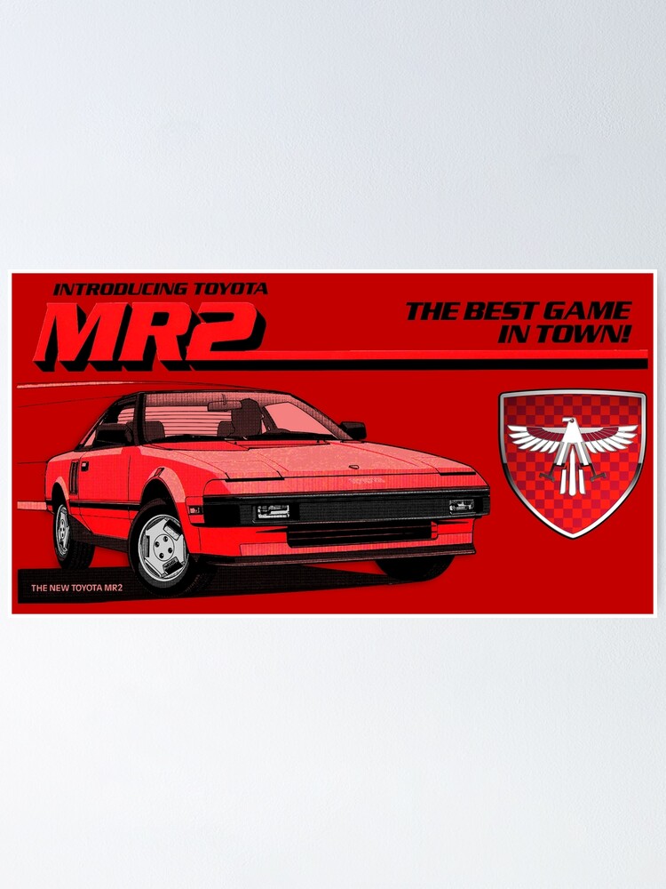 "TOYOTA MR2" Poster by ThrowbackMotors | Redbubble