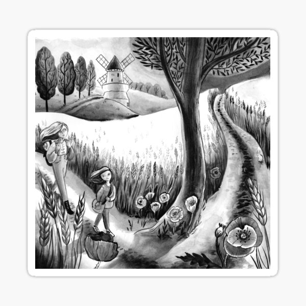 "Inktober 2019 day 31 ripe" Sticker by gaiamarfurt | Redbubble