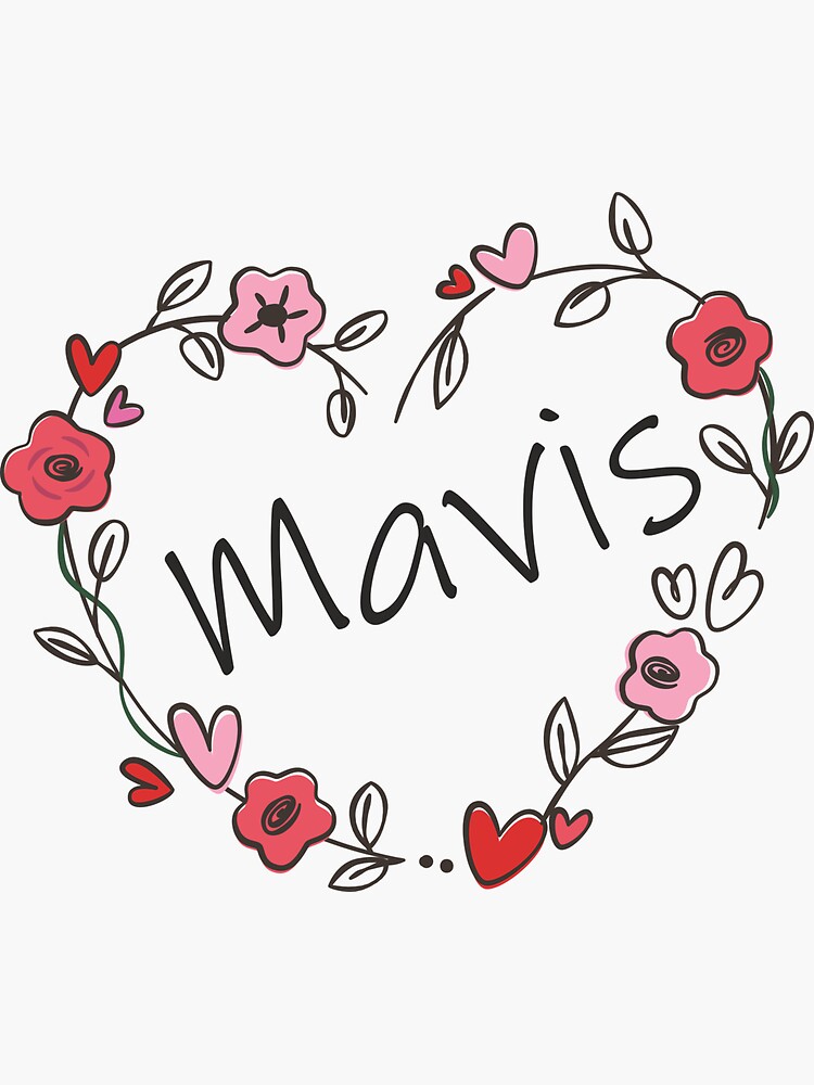 "Mavis" Sticker for Sale by oleo79 | Redbubble