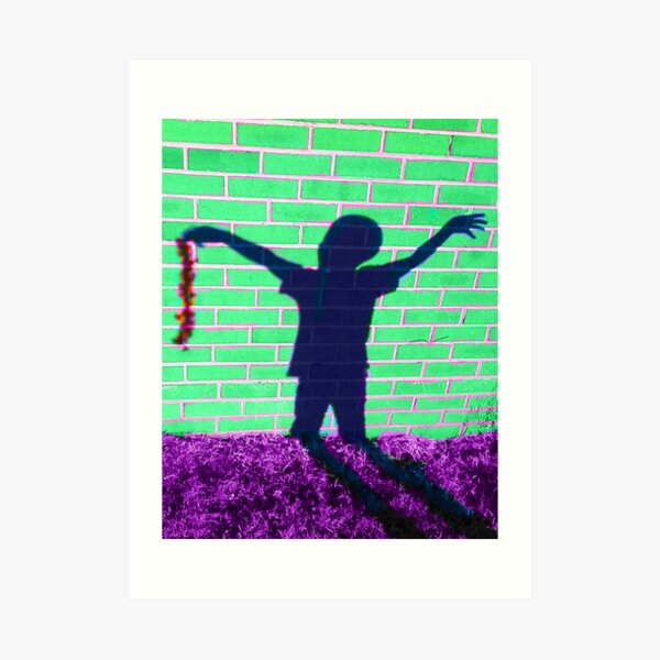 "Brick kids having fun, boy dancing" Art Print by Anvintique | Redbubble