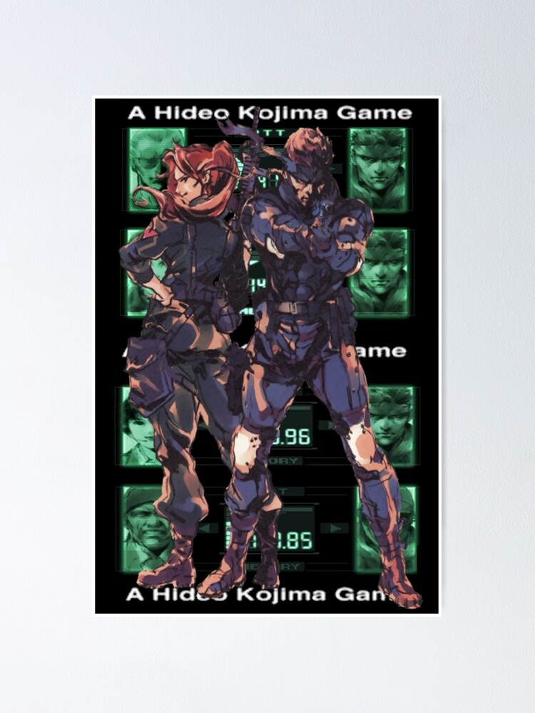 "Metal Gear Solid: MGS1 Solid Snake" Poster for Sale by Foxynews89 ...