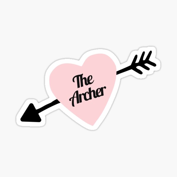 "The Archer Sticker" Sticker by RainOnRose | Redbubble