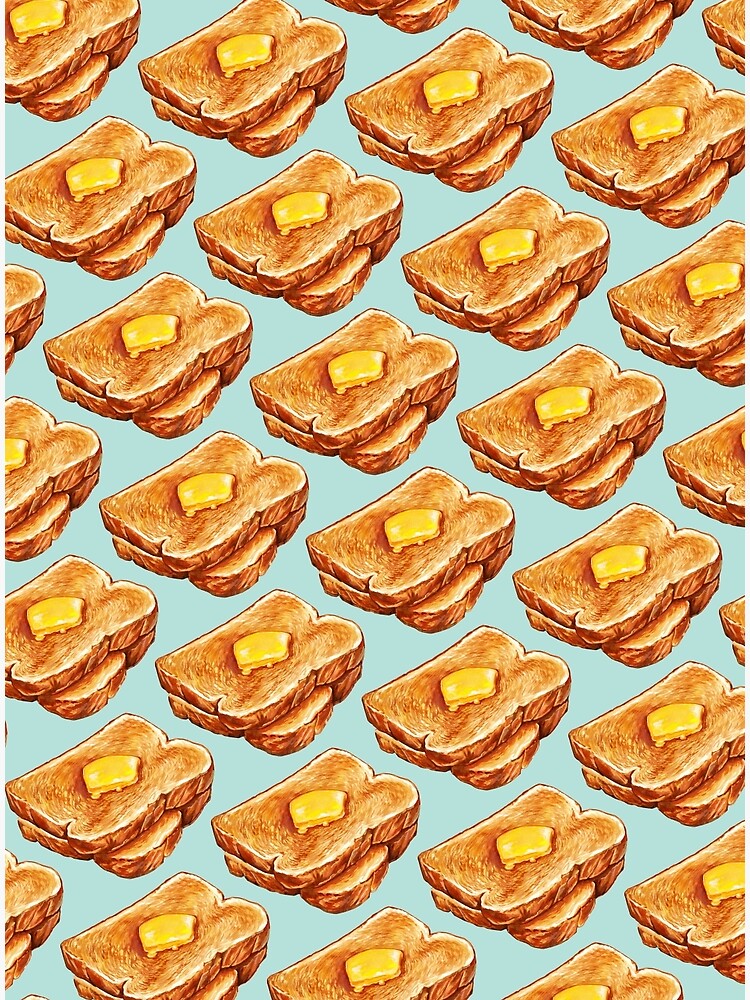 "Buttered Toast Pattern" Art Print for Sale by KellyGilleran | Redbubble