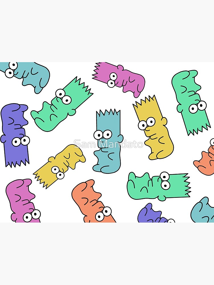 "Gummy Bart" Art Print for Sale by samantha-lynn | Redbubble