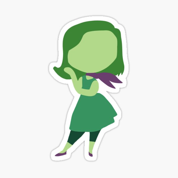 "Disgust inside out " Sticker for Sale by alessandrakan | Redbubble