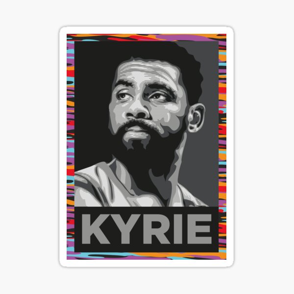"Kyrie (BKN Colors)" Sticker by chunked | Redbubble