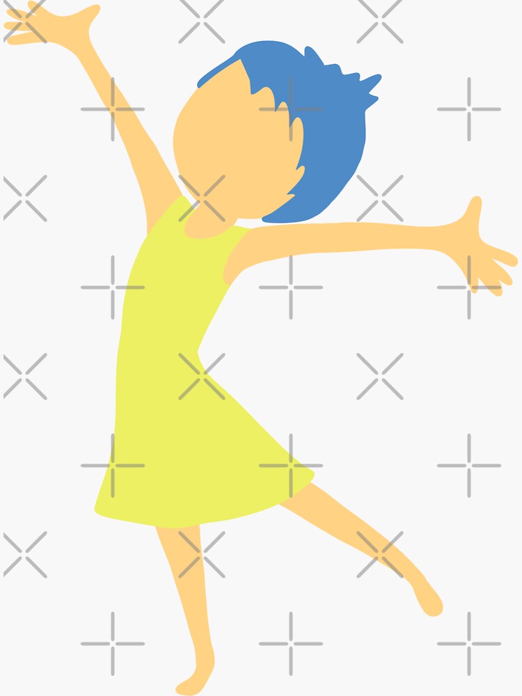 "Joy inside out" Sticker for Sale by alessandrakan | Redbubble