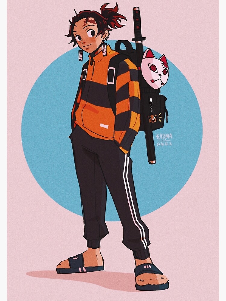 "MODERN TANJIRO" Art Print by rurub | Redbubble