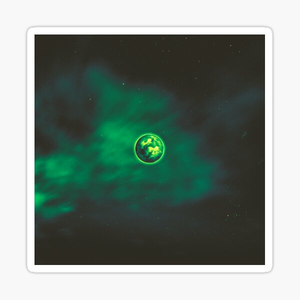 "Earth Planet Solar System" Sticker by artworkbyrihen | Redbubble