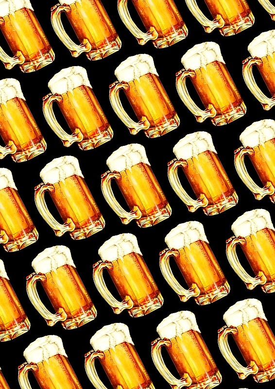 "Bier Pattern" by Kelly Gilleran | Redbubble