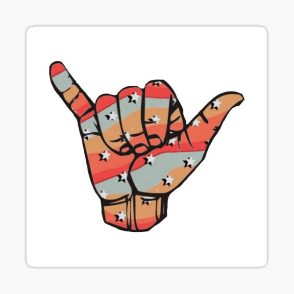 "Aesthetic Hand Sign" Sticker by xbethany196x | Redbubble