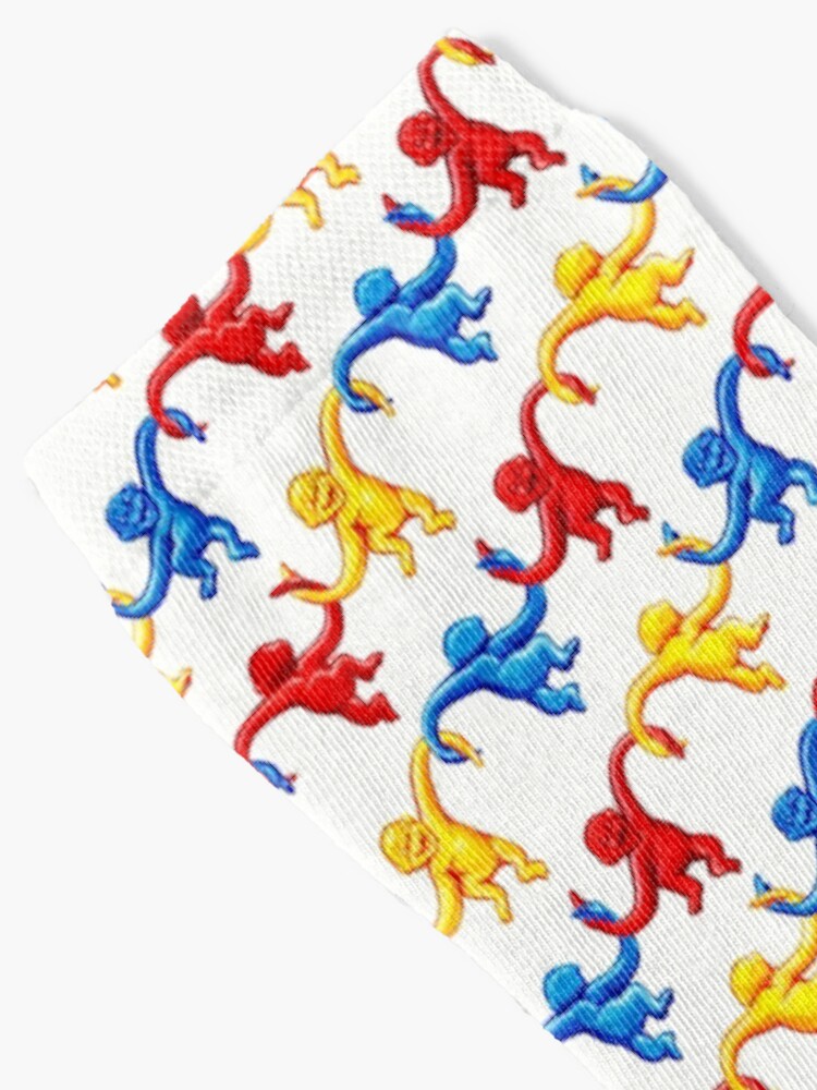 "Barrel of Monkeys Pattern" Socks for Sale by KellyGilleran | Redbubble
