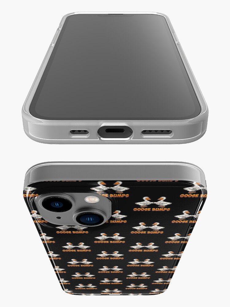 "Cute & Funny Goose Bumps Goosebumps Animal Pun Tile Pattern" iPhone Case for Sale by ...