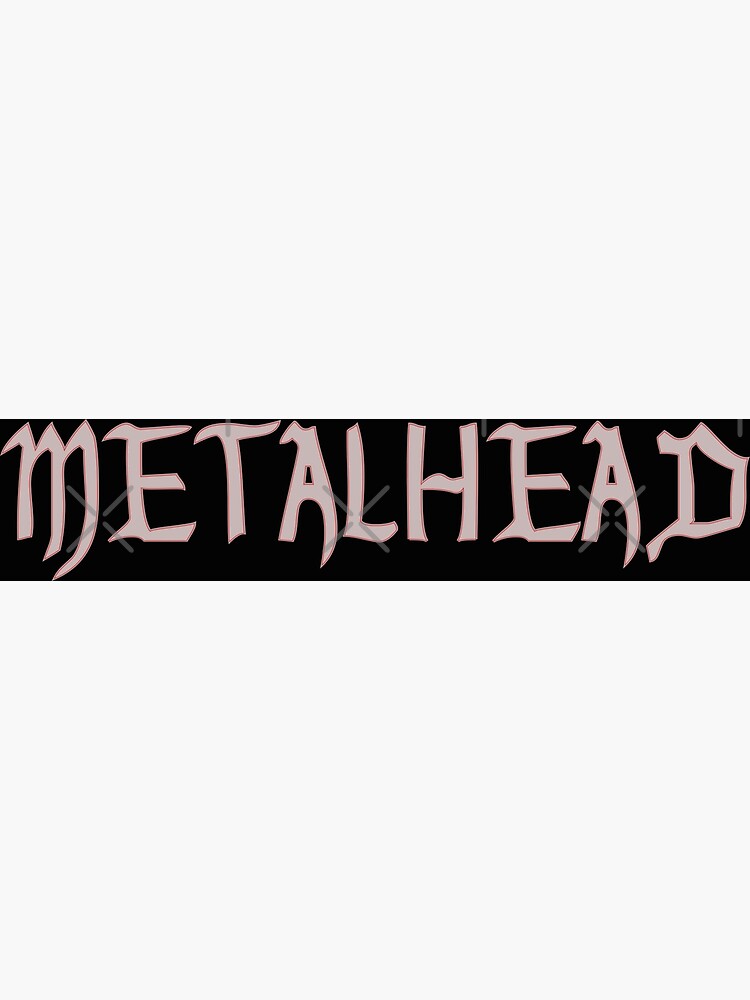 "Metalhead" Poster for Sale by HiddenStar02 | Redbubble