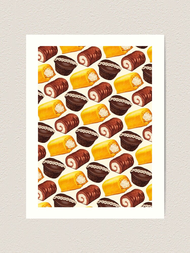 "American Snack Cakes Pattern" Art Print for Sale by KellyGilleran ...