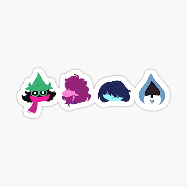 "deltarune stickers" Sticker by v-iires | Redbubble
