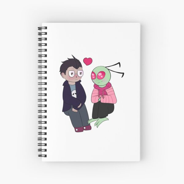 "Invader Zim ZaDR" Spiral Notebook by Tords-Mullet | Redbubble