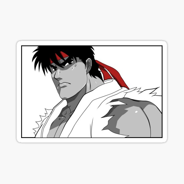 "RYU" Sticker for Sale by Rukunetsu | Redbubble