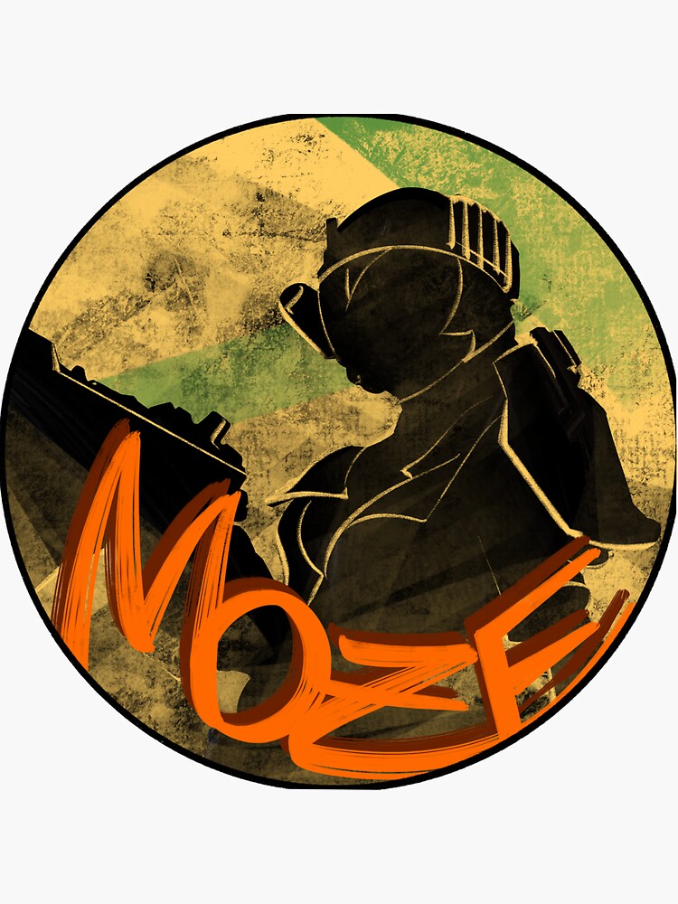 "Borderlands Moze Silhouette" Sticker by HanDynasty | Redbubble
