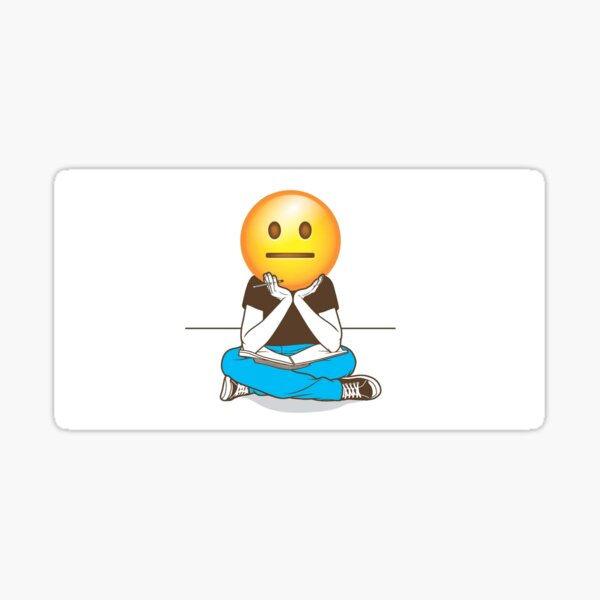 Bored Emoji Stickers | Redbubble
