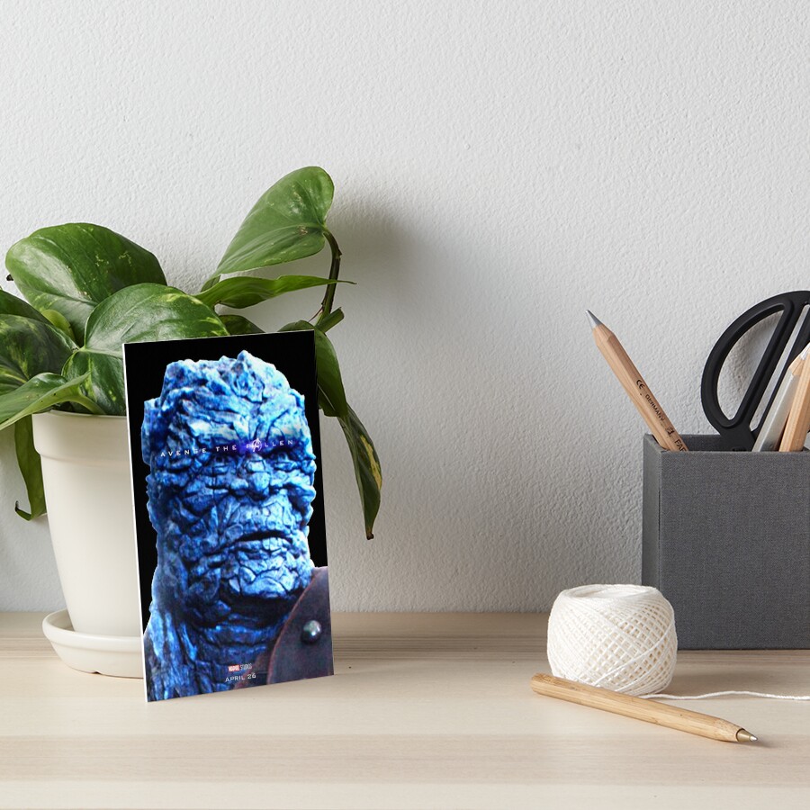 "korg avenge the fallen poster" Art Board Print for Sale by lokicdinson ...