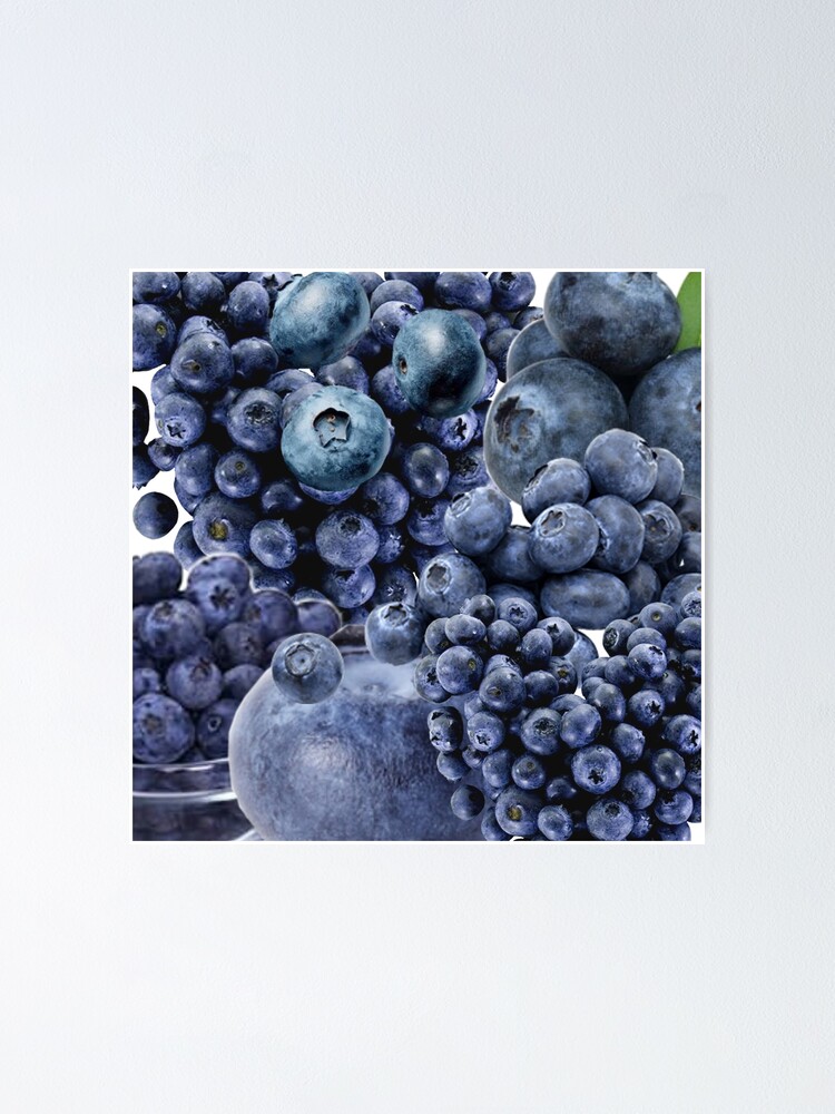 "Blueberry collage " Poster by Youngpepe1423 | Redbubble