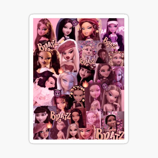 "bratz" Sticker for Sale by LunarAlpaca | Redbubble