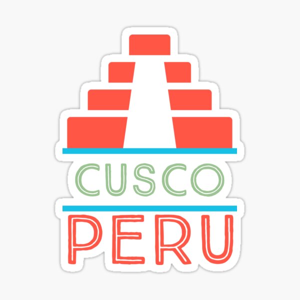 "Cusco Peru Vintage Traveler" Sticker for Sale by crickmonster | Redbubble