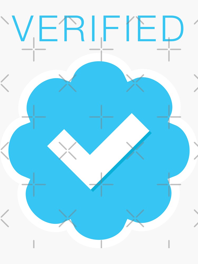 "Verified" Sticker for Sale by BenClark | Redbubble