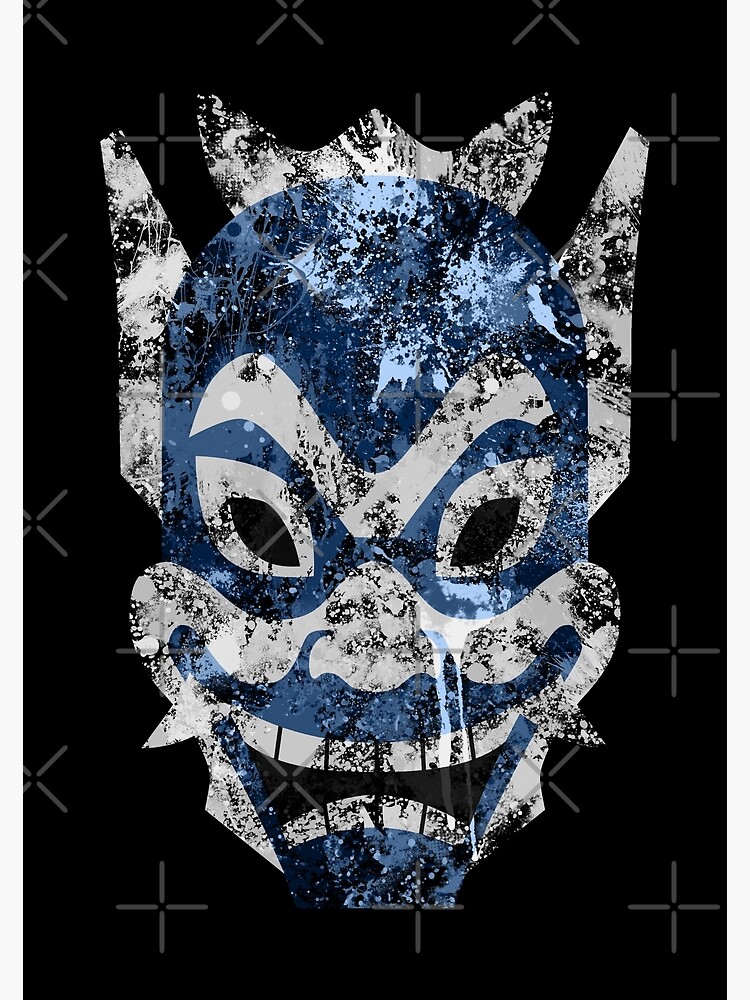 "Blue Spirit Splatter" Poster for Sale by Colossal | Redbubble