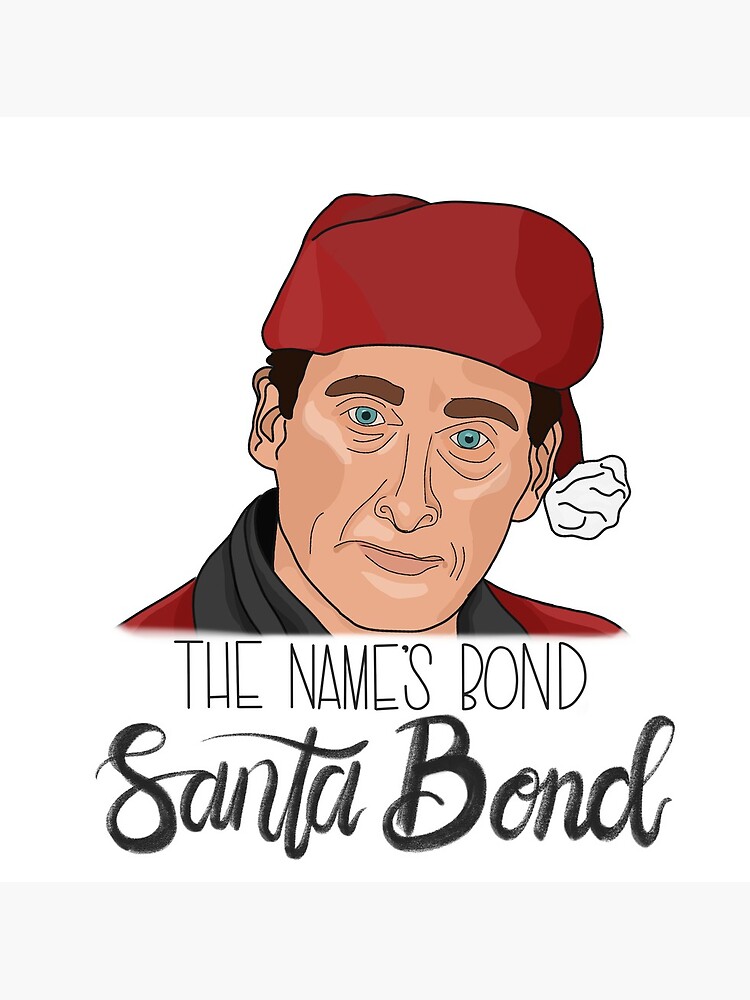 "Das Büro "Der Name ist Bond, Santa Bond"" Fotodruck von kyrahjb ...