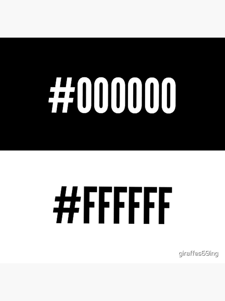 "THE NBHD #000000 & #FFFFFF" Poster by giraffes69ing | Redbubble