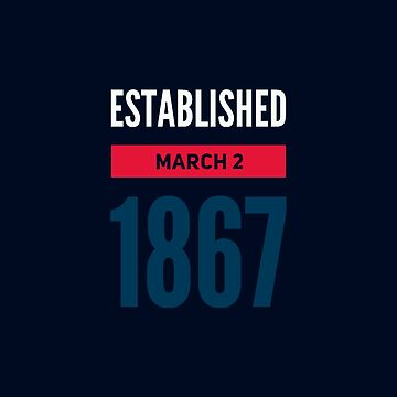"Established 1867" Sticker for Sale by fiorebello | Redbubble