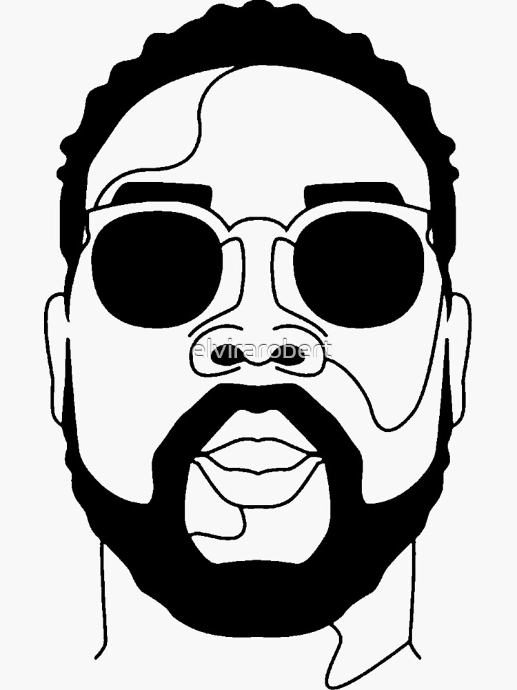 "Damso" Sticker for Sale by elvirarobert | Redbubble