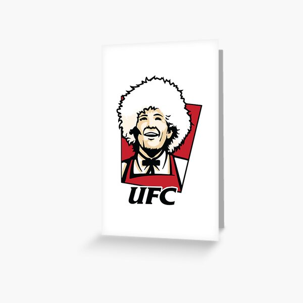 "Khabib Nurmagomedov KFC" Greeting Card by freelobster | Redbubble