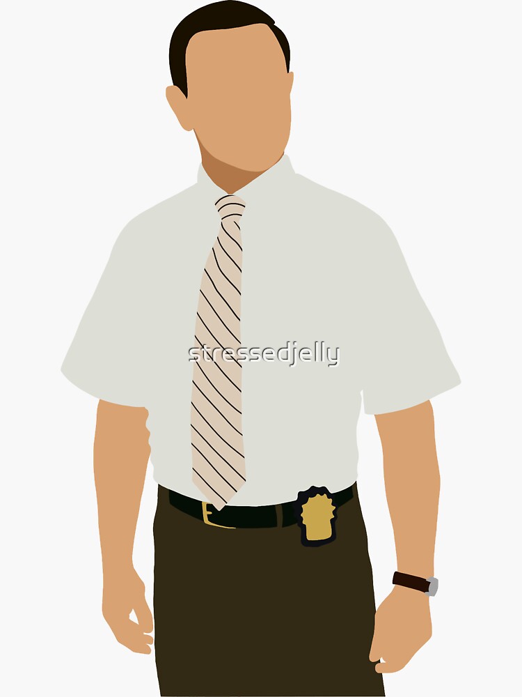 "Brooklyn Nine Nine Charles Boyle" Sticker by stressedjelly | Redbubble
