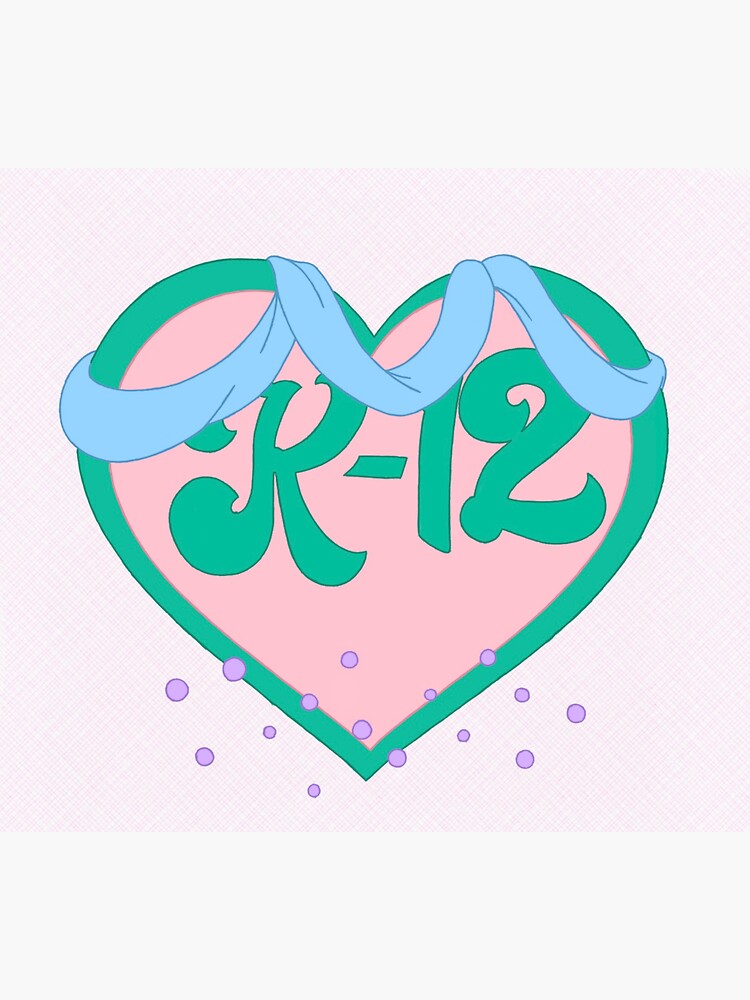 "K-12 Personalised Logo" Sticker for Sale by harlequin-girl | Redbubble