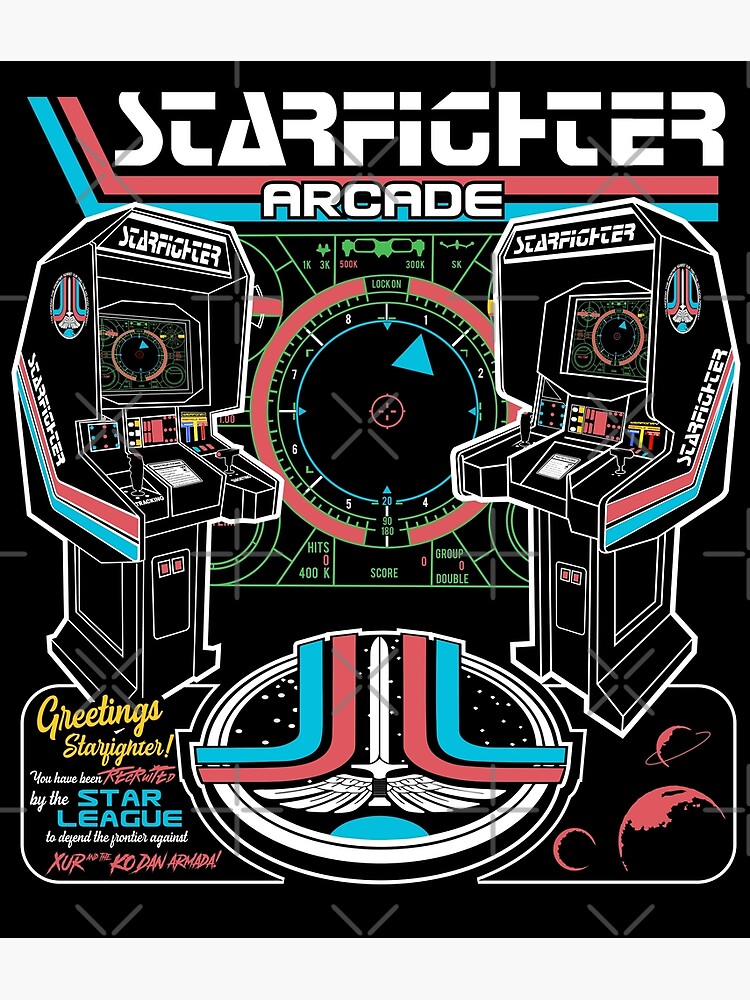 "The Last Starfighter Arcade" Poster for Sale by myronmhouse | Redbubble