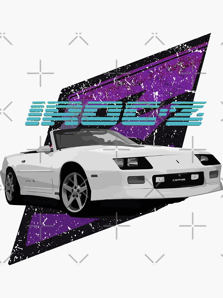 "Retro 1980's Chevy IROC-Z Camaro Z28 " Sticker for Sale by ...
