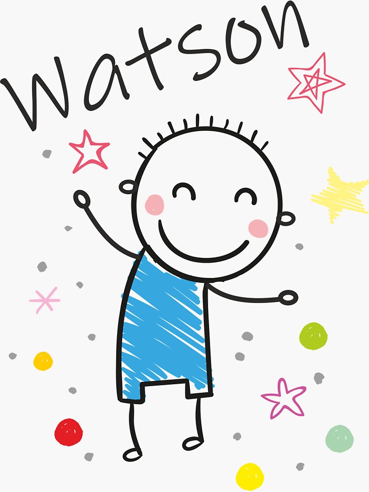 "Watson" Sticker for Sale by oleo79 | Redbubble