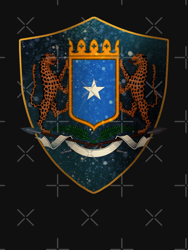 "Somalia Coat of Arms" T-shirt for Sale by ockshirts | Redbubble ...