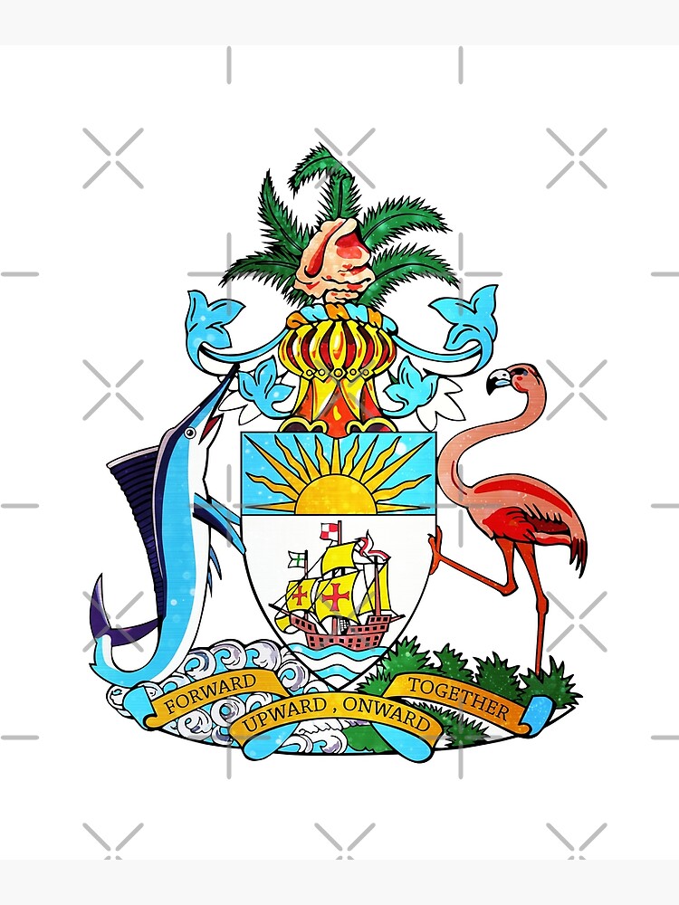 "Bahamas Coat of Arms" Poster by ockshirts | Redbubble
