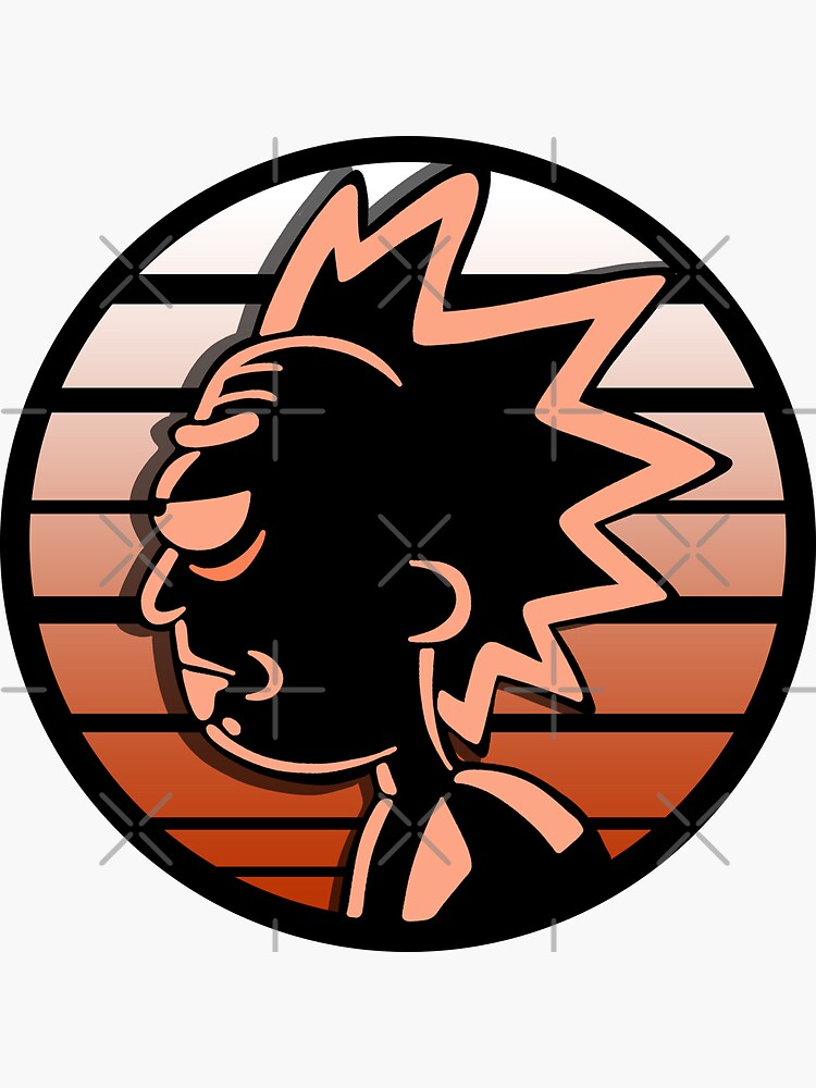 "Rick Sanchez" Sticker for Sale by ValentinaHramov | Redbubble