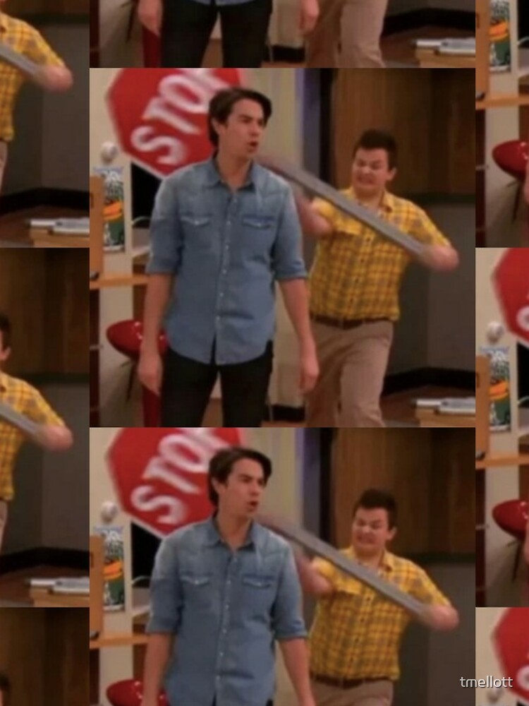 "Gibby hitting Spencer with a stop sign" iPhone Case for Sale by ...