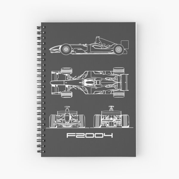 "The F2004 GP Blueprint" Journal for Sale by rogue-design | Redbubble