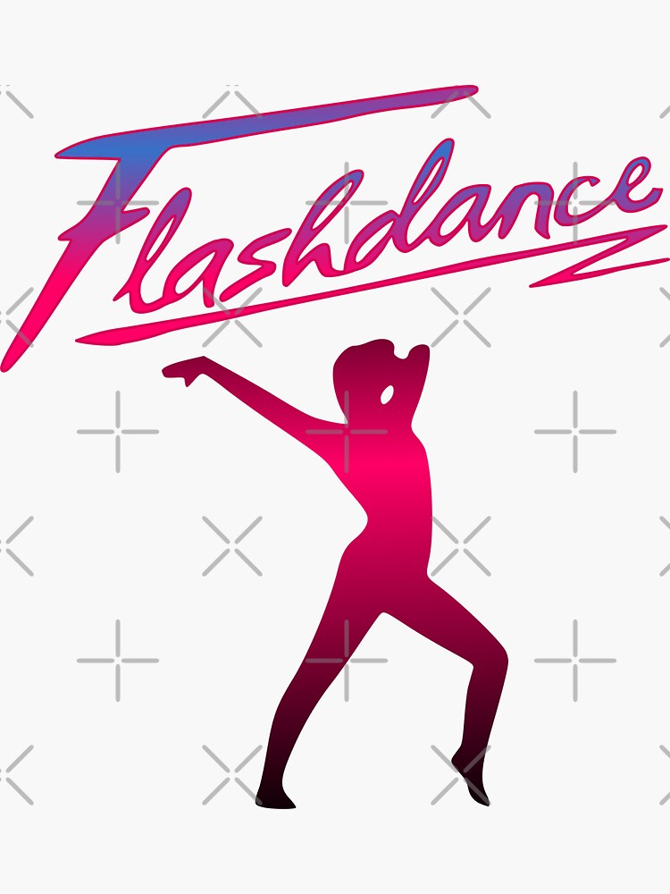 "Flashdance" Sticker for Sale by Vienna15 | Redbubble