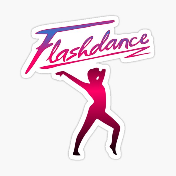 "Flashdance" Sticker for Sale by Vienna15 | Redbubble