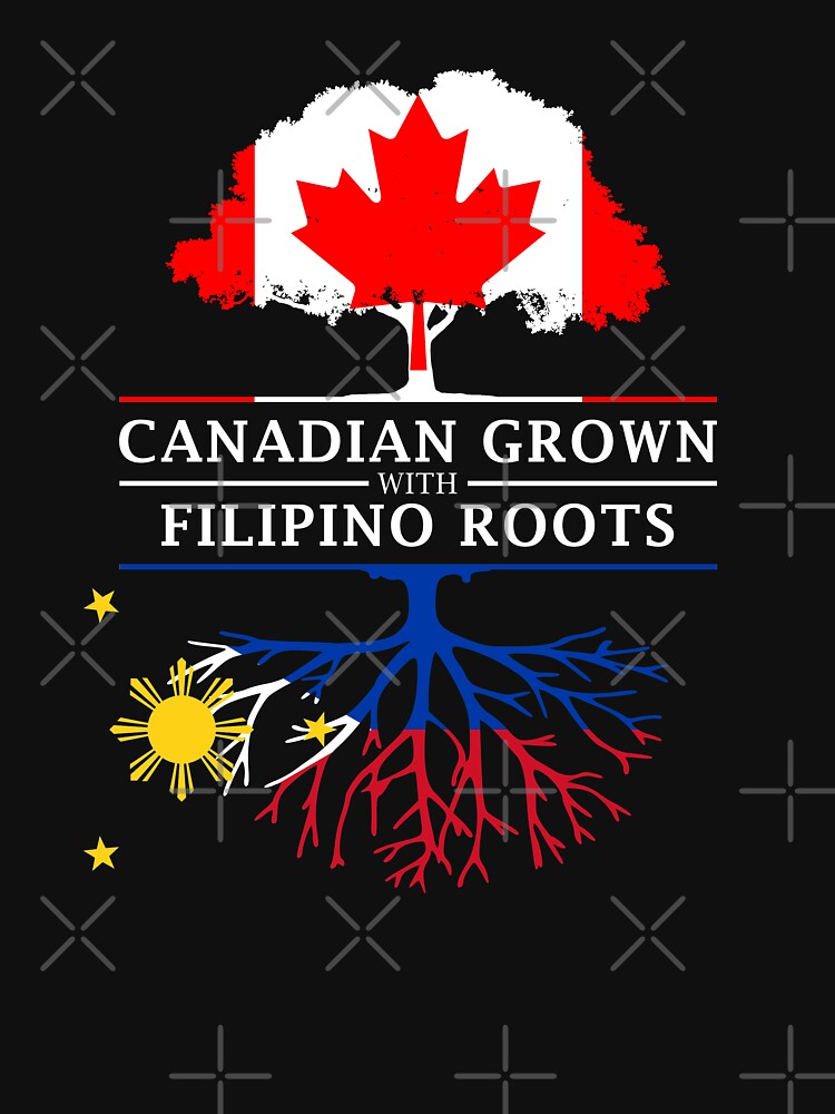 "Canadian Grown with Filipino Roots Philippines Design" Essential T ...